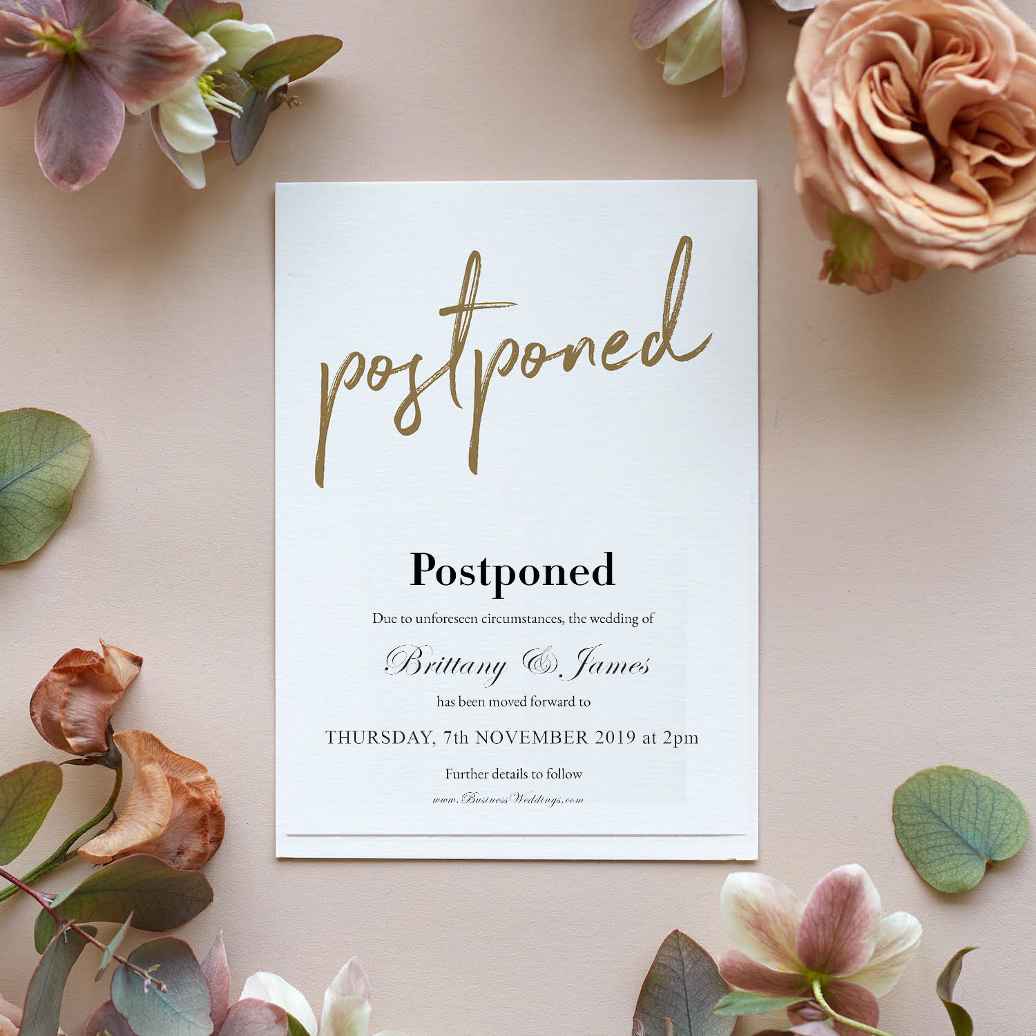 The Postponed Wedding | The Wedding Has Been Postponed