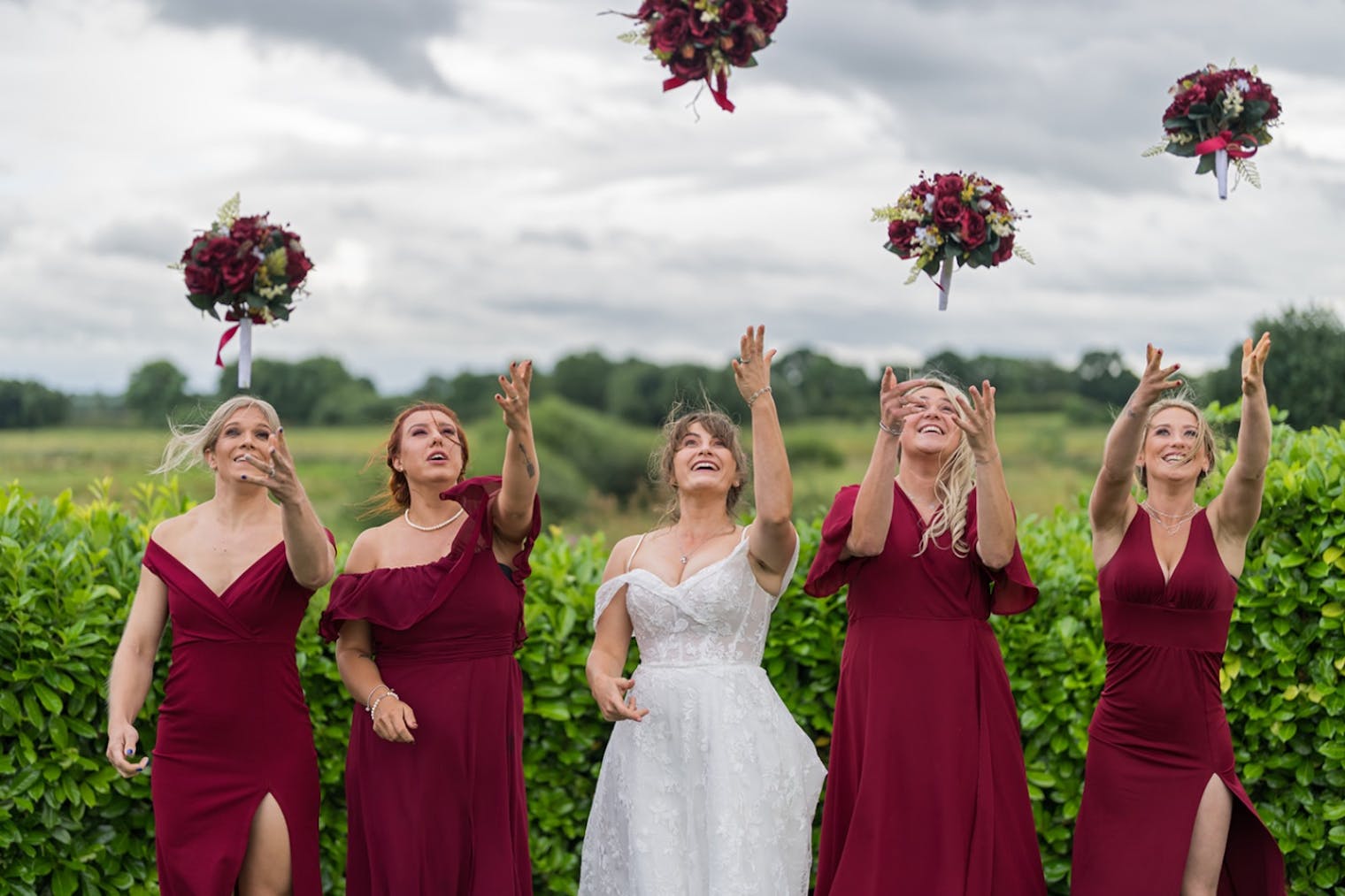 Find The Right Maroon Dress Bridesmaid For Your Wedding - Business Weddings